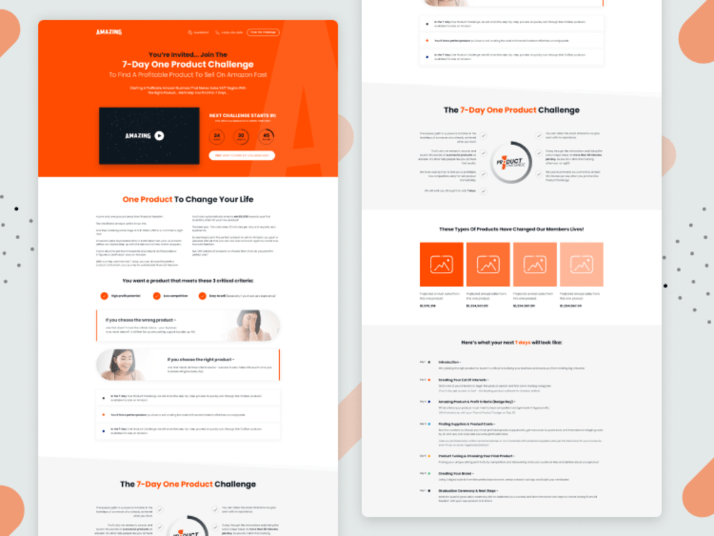 A Unique, Conversion-Driven Landing Page in Figma | UI UX Specialist | Upwork