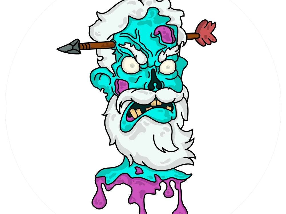 An illustration of a zombie, with any character | Upwork