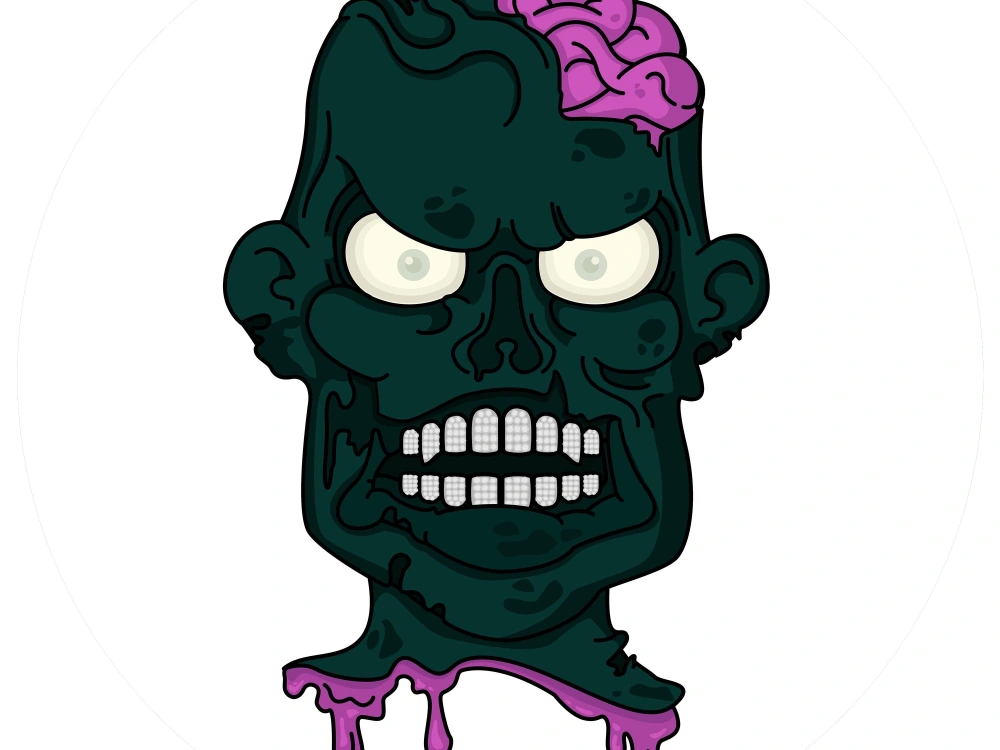 An illustration of a zombie, with any character | Upwork