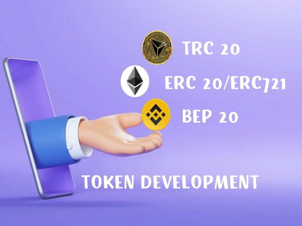 Custom erc20, bep20, trc20 token and smart contract on eth or bscscan | Upwork