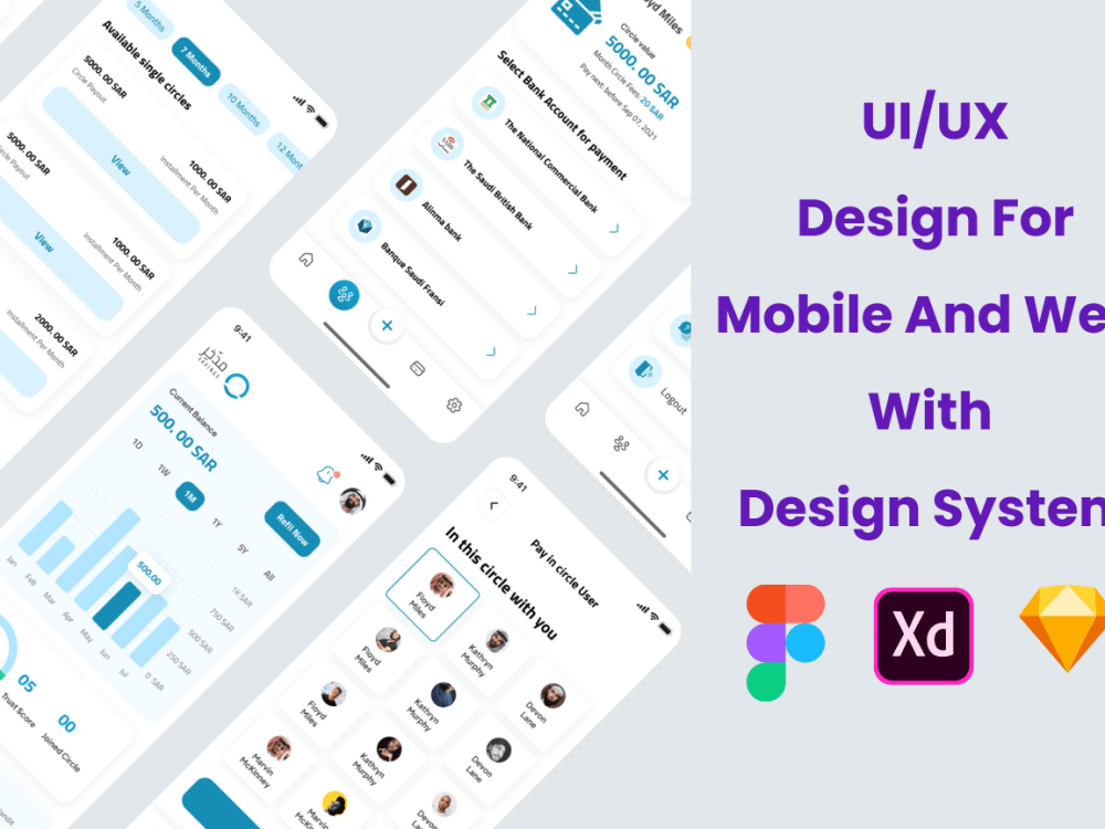 UIUX Design or prototype wireframe for mobile app Design and web app ...