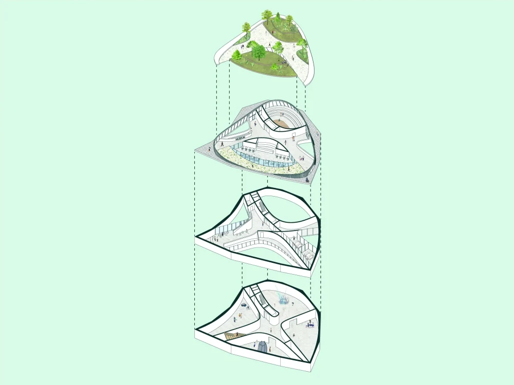 An exploded Isometry or Axonometry of your project. | Upwork