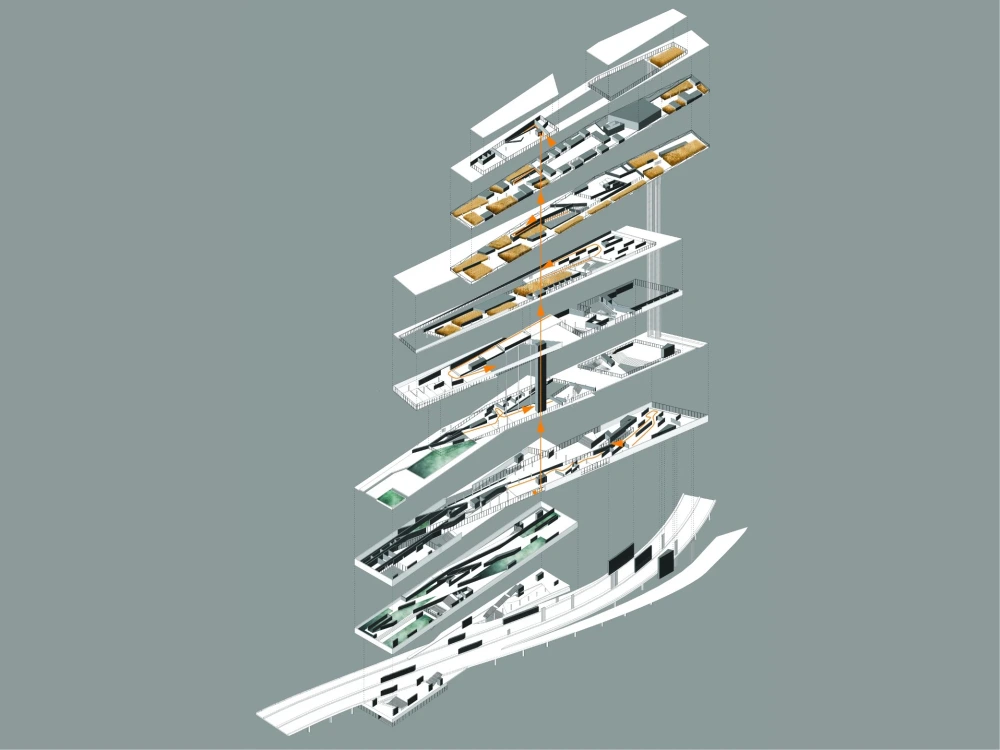 An exploded Isometry or Axonometry of your project. | Upwork