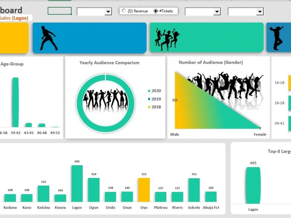 Strong Data Visualization For your Business using Excel Dashboard. | Upwork