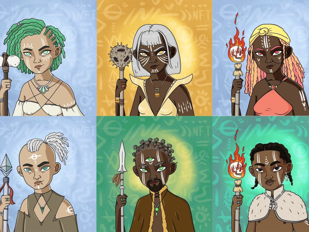 Custom crypto unique nft art collection with 100, 1k, 10k nfts | Upwork