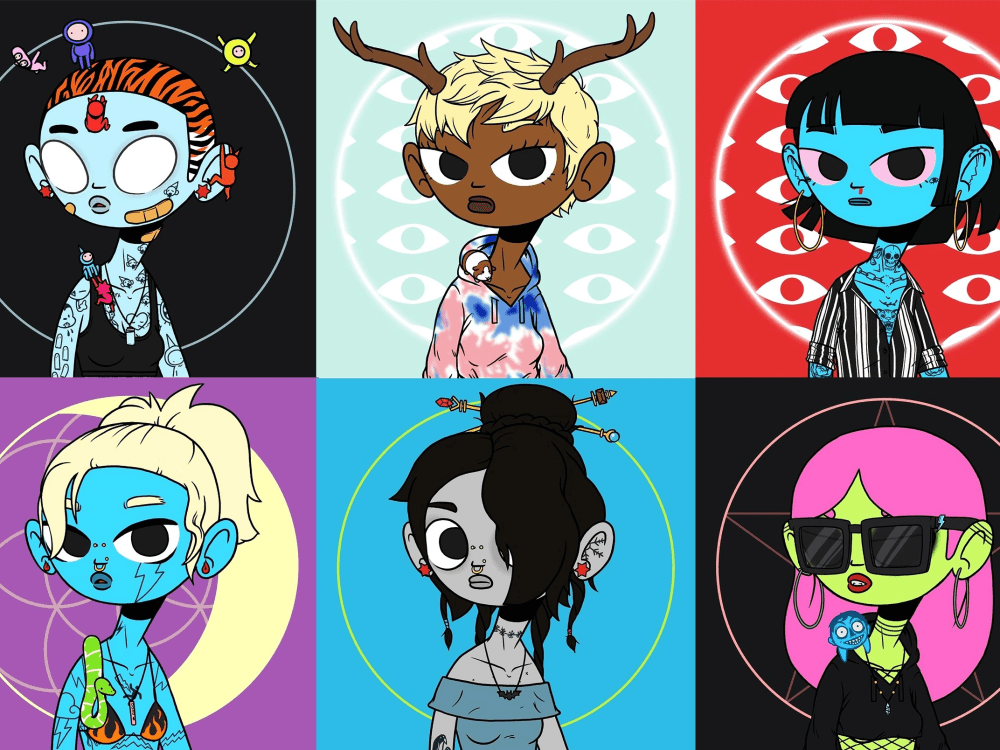 Custom crypto unique nft art collection with 100, 1k, 10k nfts | Upwork