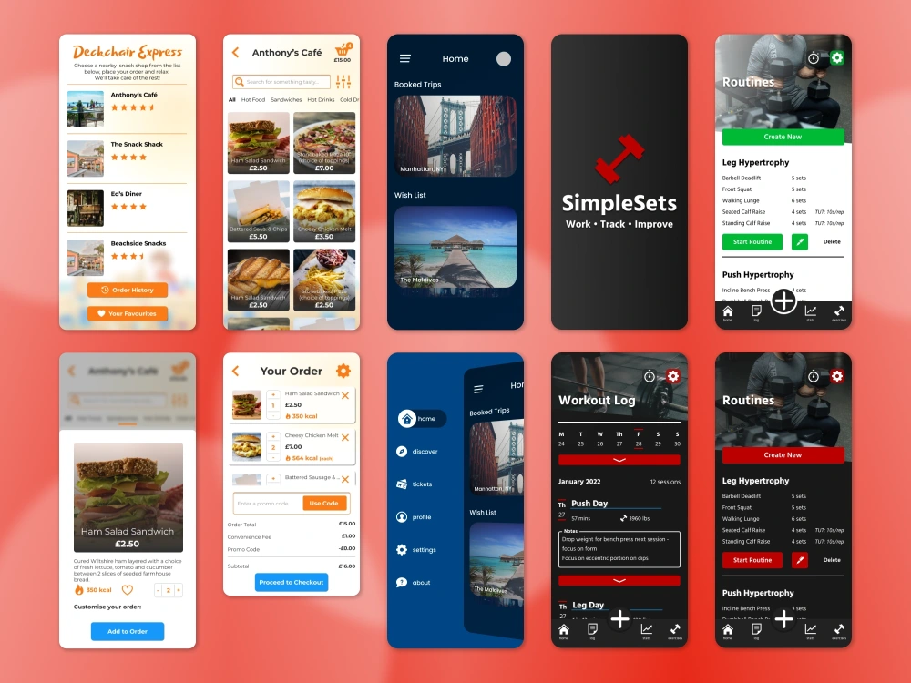 A modern, Responsive Website or App UI/UX design! | Upwork