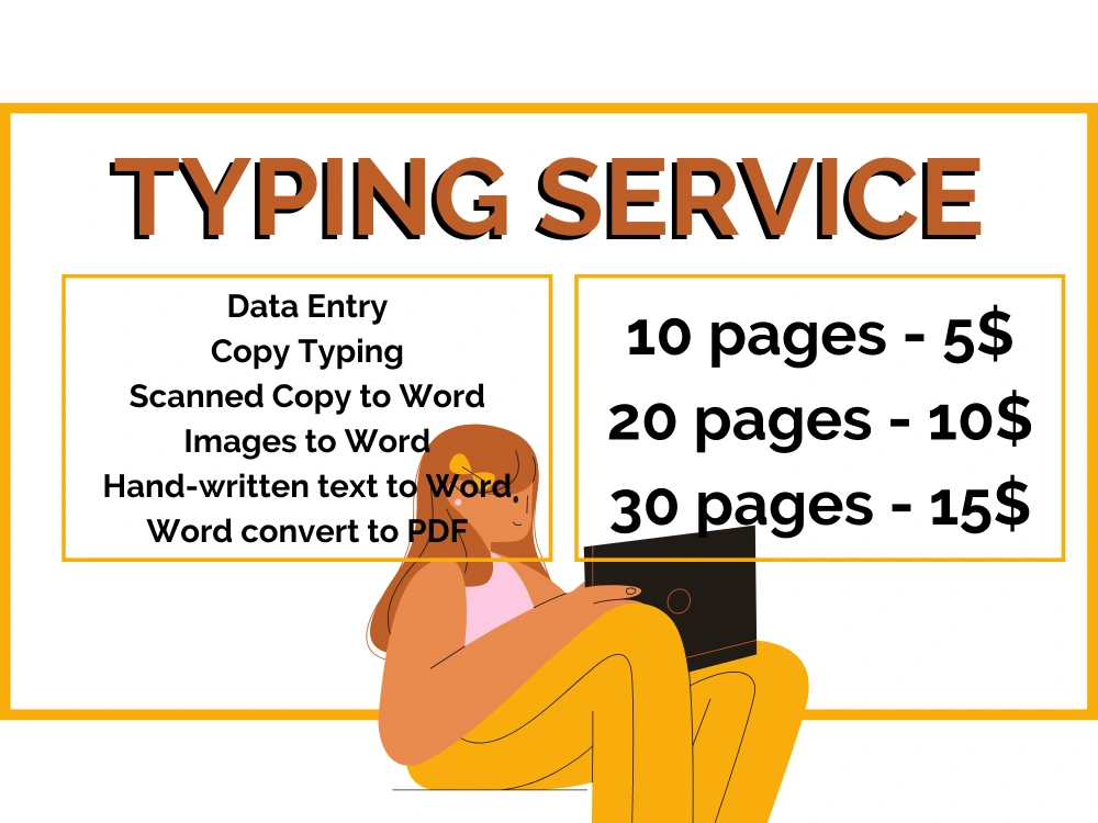 Fast and accurate copy typing | Upwork