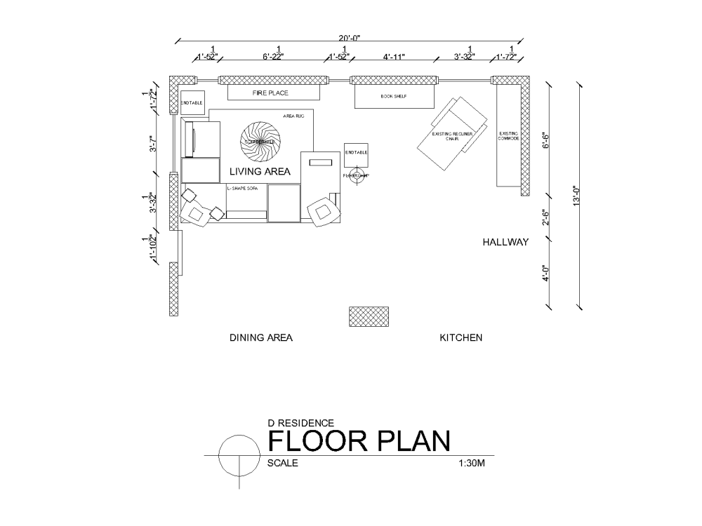 A Well Designed Space Planning and Layout in 2D Floor Plan | Upwork