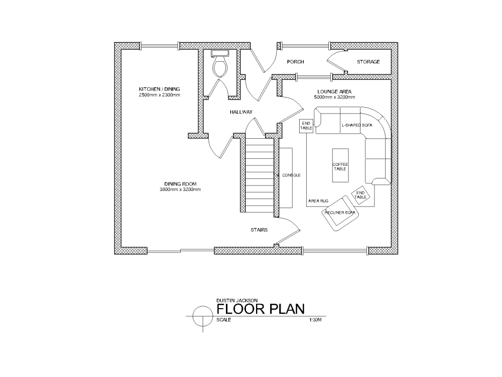 A Well Designed Space Planning and Layout in 2D Floor Plan | Upwork