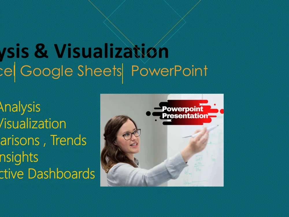 Data Analysis, Graphical Visualization in Excel and Google Sheet | Upwork