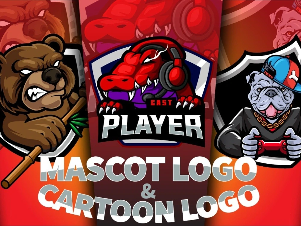 Unique custom mascot logo design | Upwork