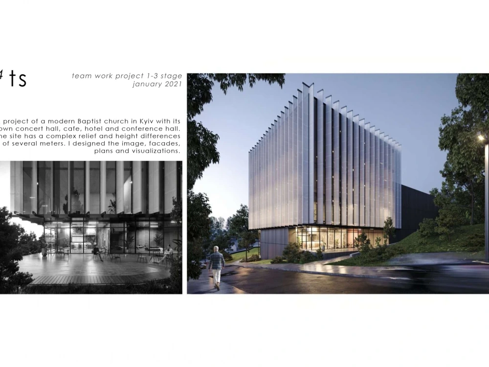 3d model and exterior render for building | Upwork