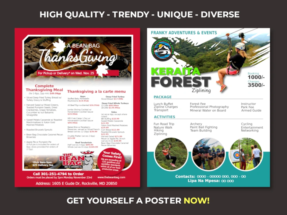 High quality poster and flyer designs | Upwork