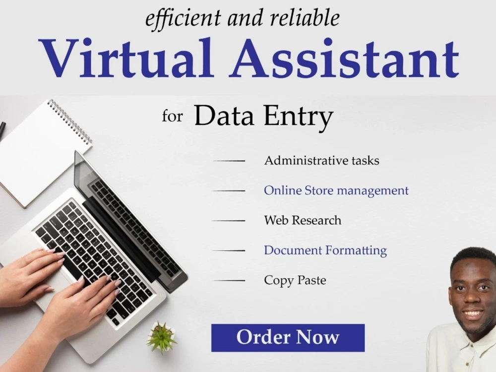 A efficient and reliable virtual assistant for data entry and admin ...