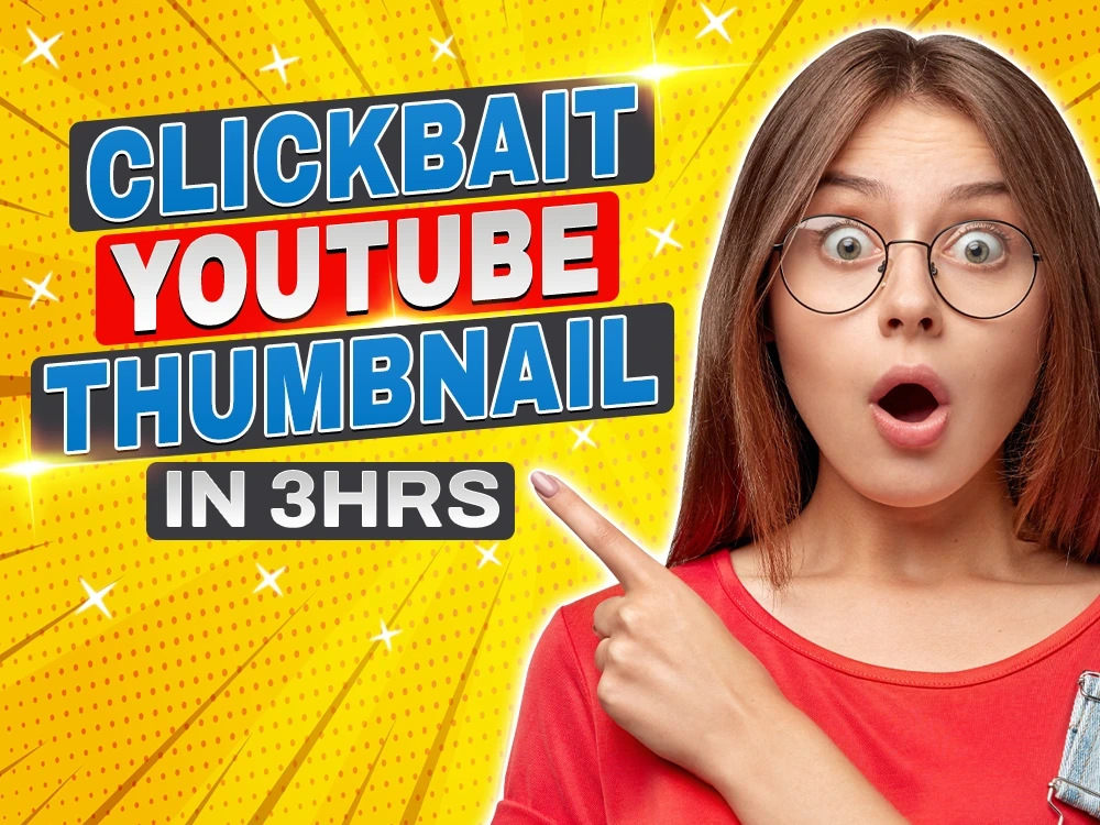 An attractive youtube thumbnail | Upwork