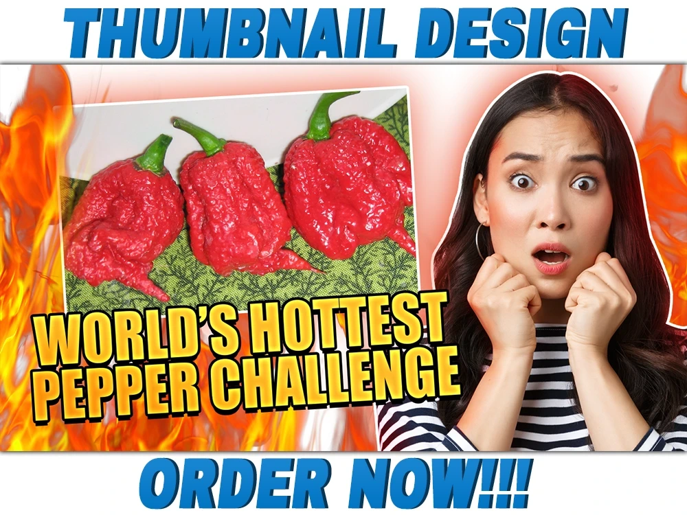 An attractive youtube thumbnail | Upwork