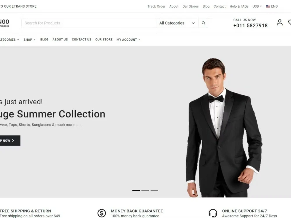 A custom-built HTML coded in responsive eCommerce template | Upwork