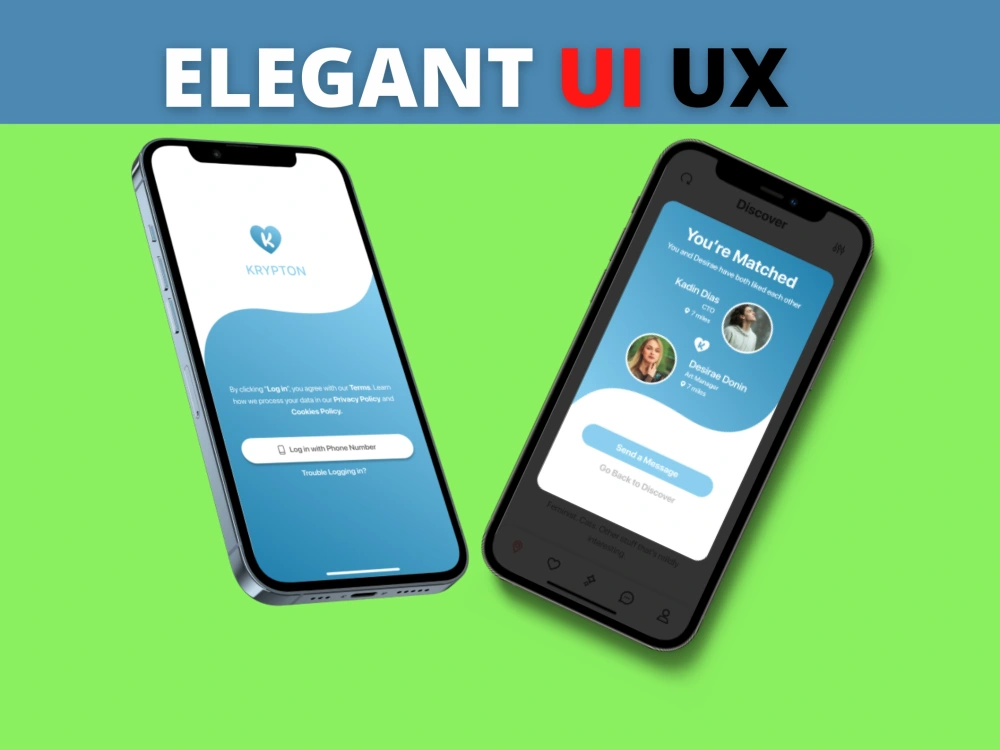 An elegant UI UX for your mobile app or website | Upwork