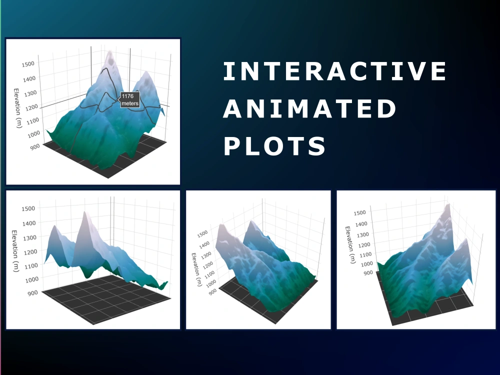 An interactive or animated graph, plot, or map made in R | Upwork