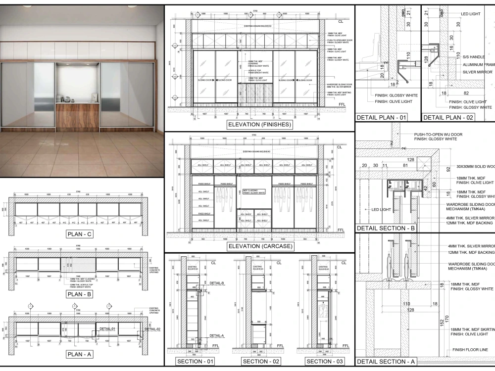 Your furniture woodworking, millwork and joinery shop drawing by ...