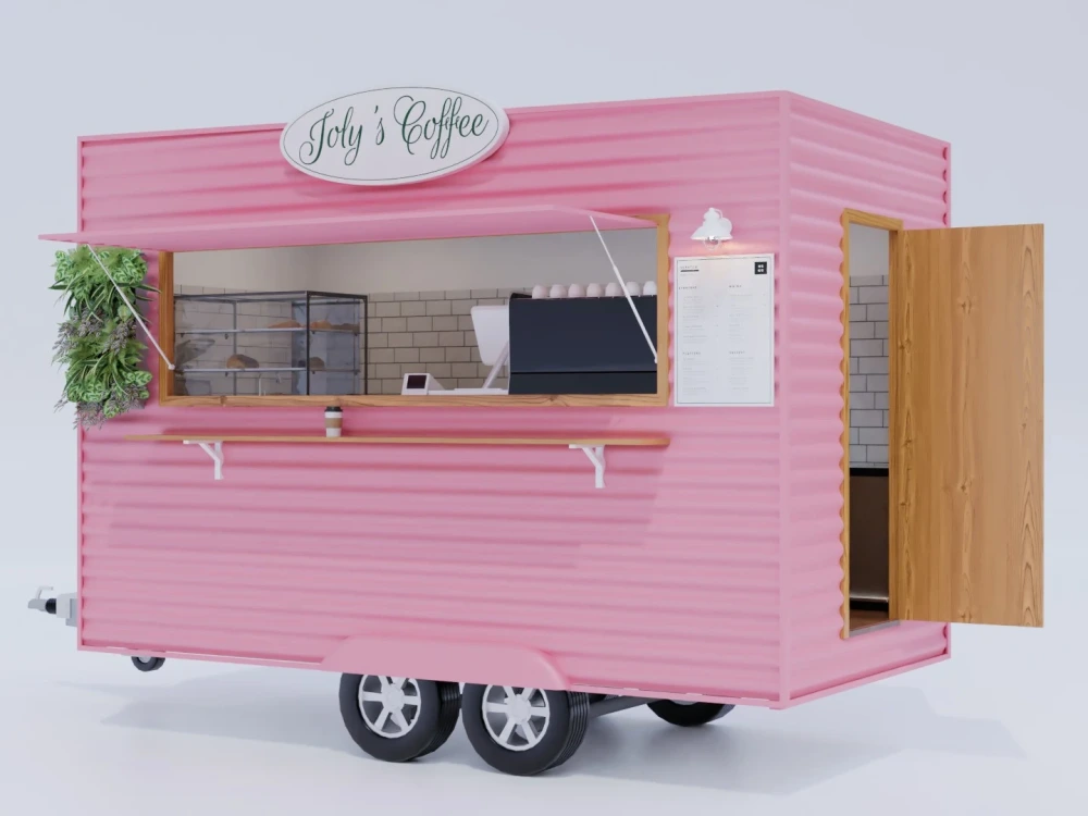 An awesome food truck design and 3D rendering | Upwork