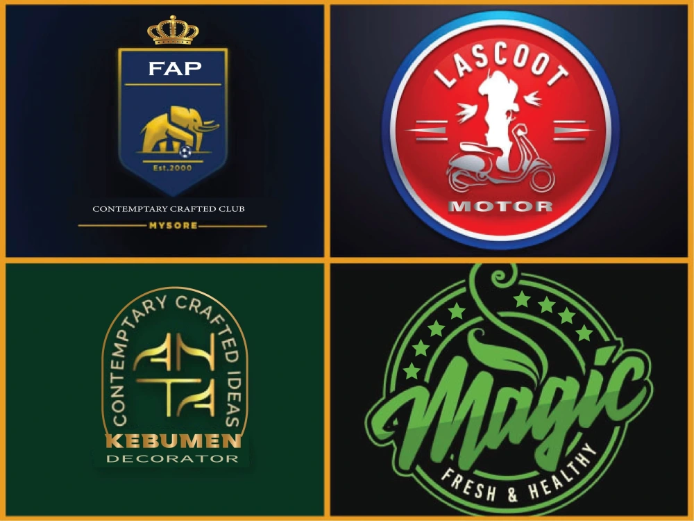 Outstanding Emblem, Vintage, Retro, Hipster, minimalist, badge logo ...