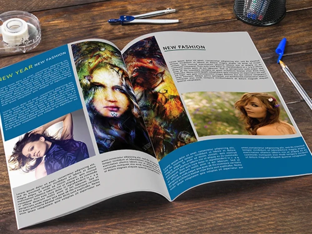 Design awesome Flyer, magazine, newsletter, catalog, brochure, photo ...