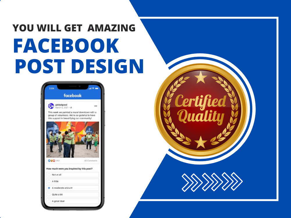 An Amazing Facebook Post Design! | Upwork