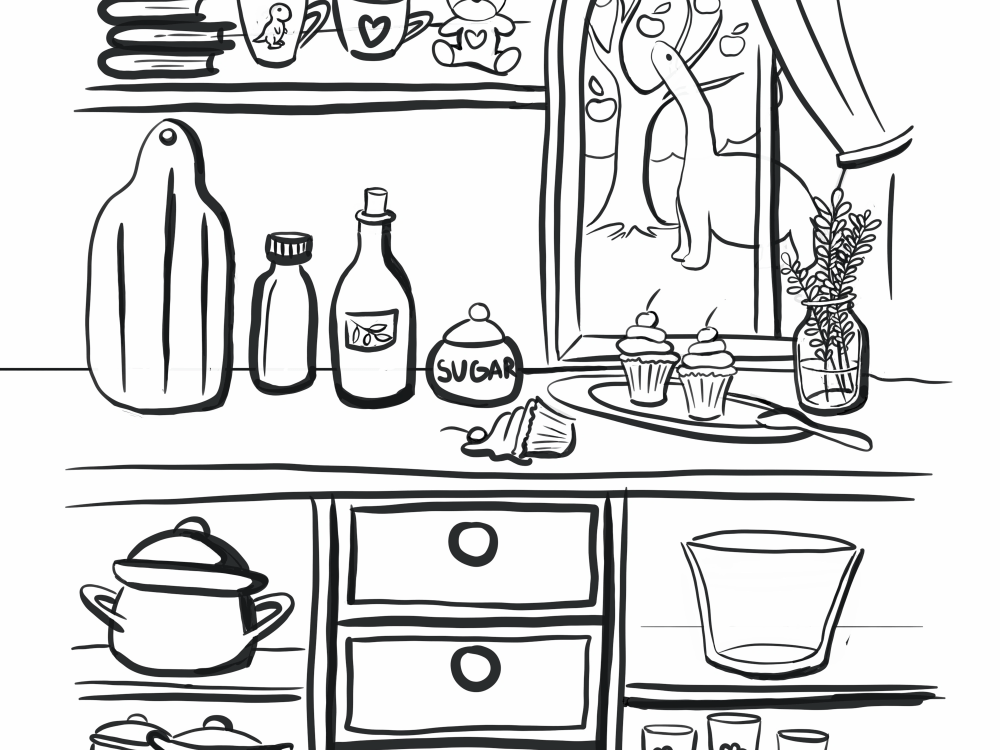 Funny and joyful line drawing line art linear style illustrations | Upwork