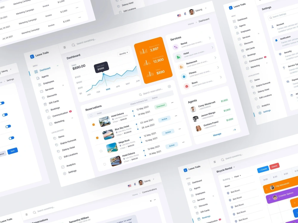 Professional Dashboard/Admin Template/WebApp Design with Modern UI/UX ...
