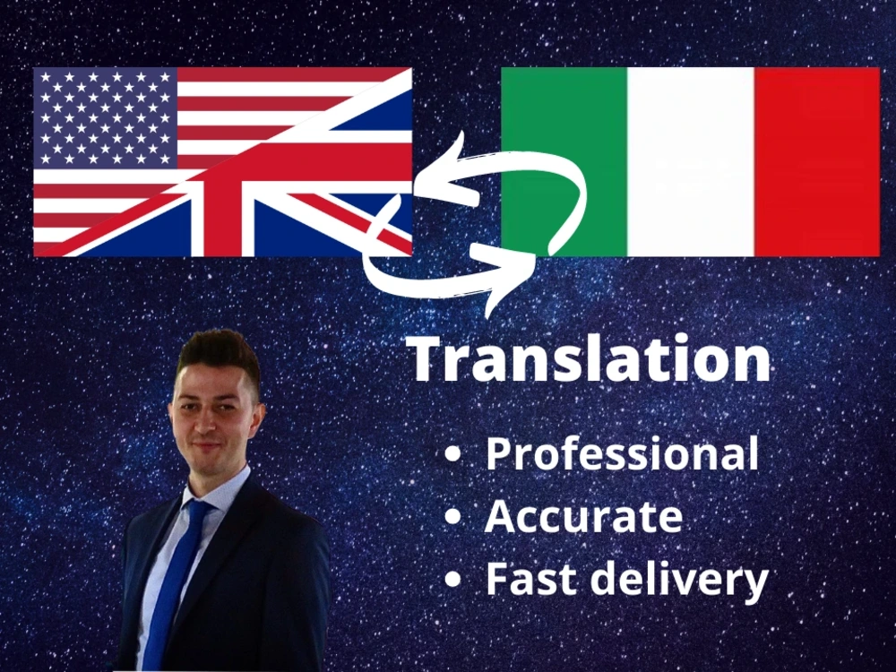 A high-level English to Italian translation | Upwork
