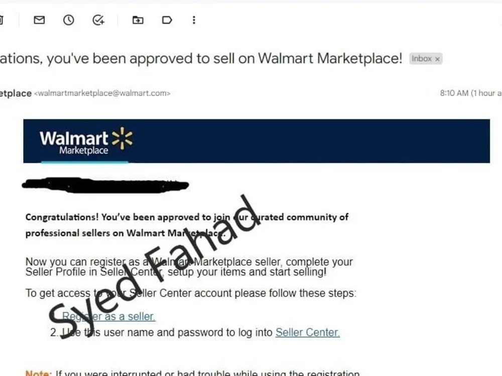 An optimized Walmart seller central account approval and set up. | Upwork