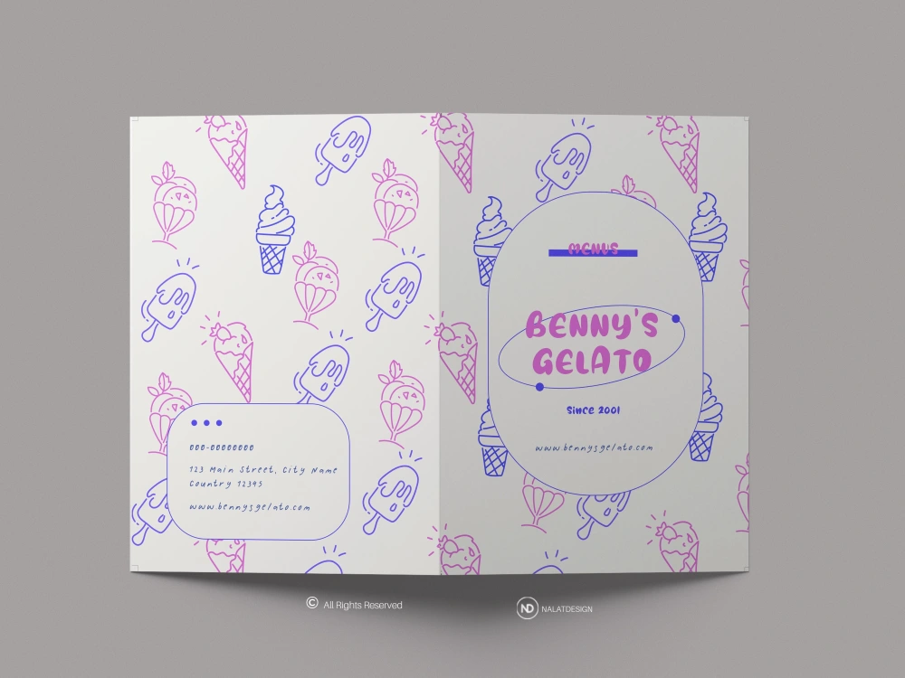 A creative, modern, professional Menu design | Upwork