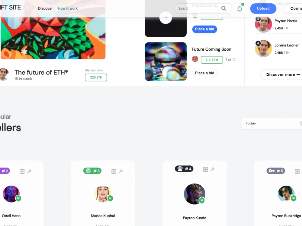 Professional Frontend website with reuseable components in React.js | Upwork