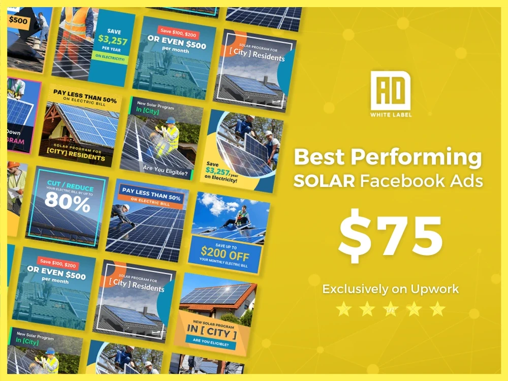 My best performing solar facebook ads | Upwork