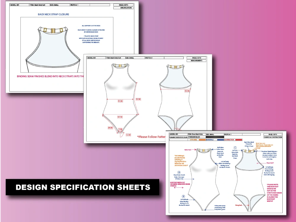 A factory ready design tech pack for your garment | Upwork
