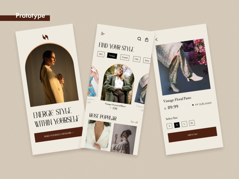 Modern mobile app UI UX design and prototype | Upwork