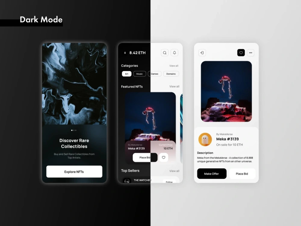 Modern mobile app UI UX design and prototype | Upwork