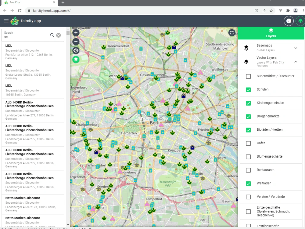 A working mapping web app usable on mobile and desktop. | Upwork