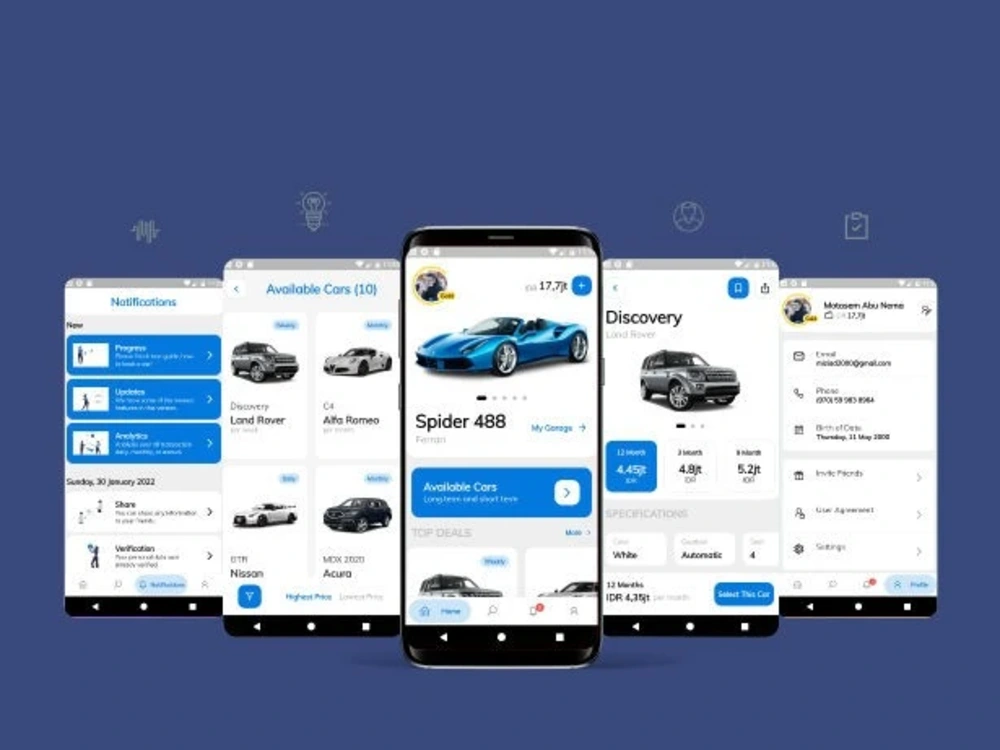 An amazing App UI | Upwork