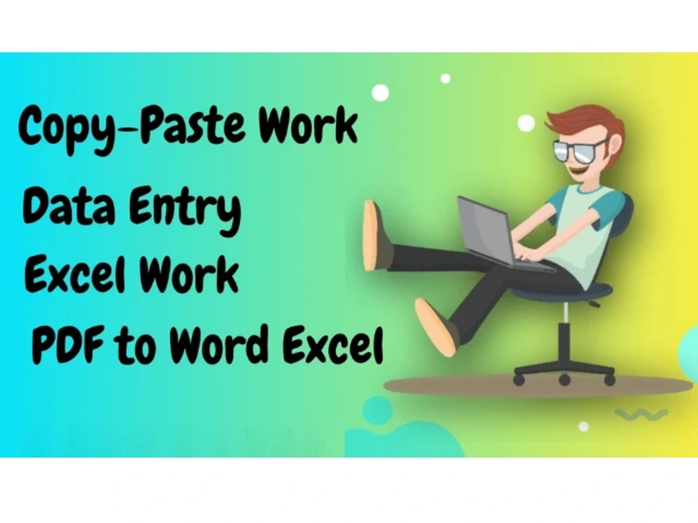 Your data entry copy paste work | Upwork