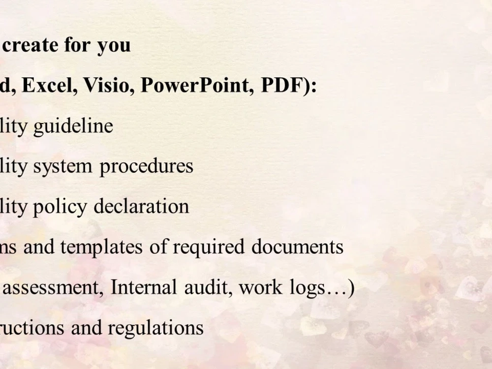 Your ISO/IEC 17020 quality management documentation | Upwork