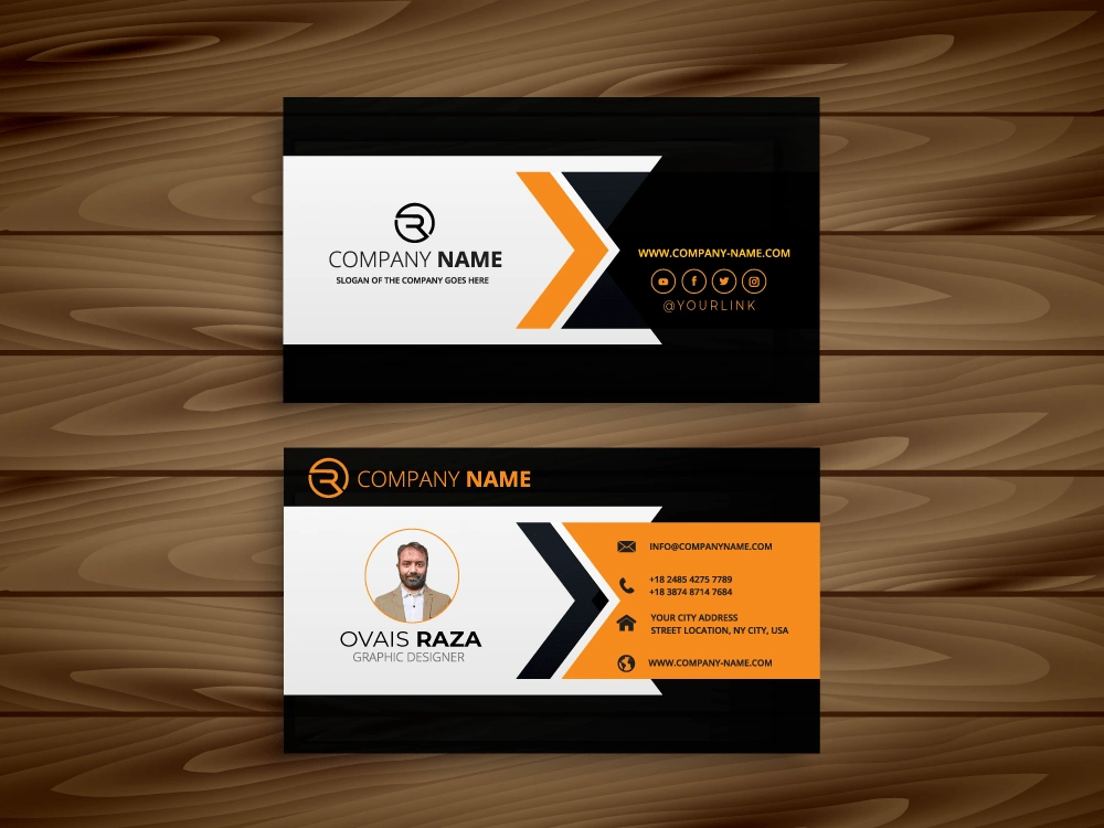Professional and modern business card design | Upwork