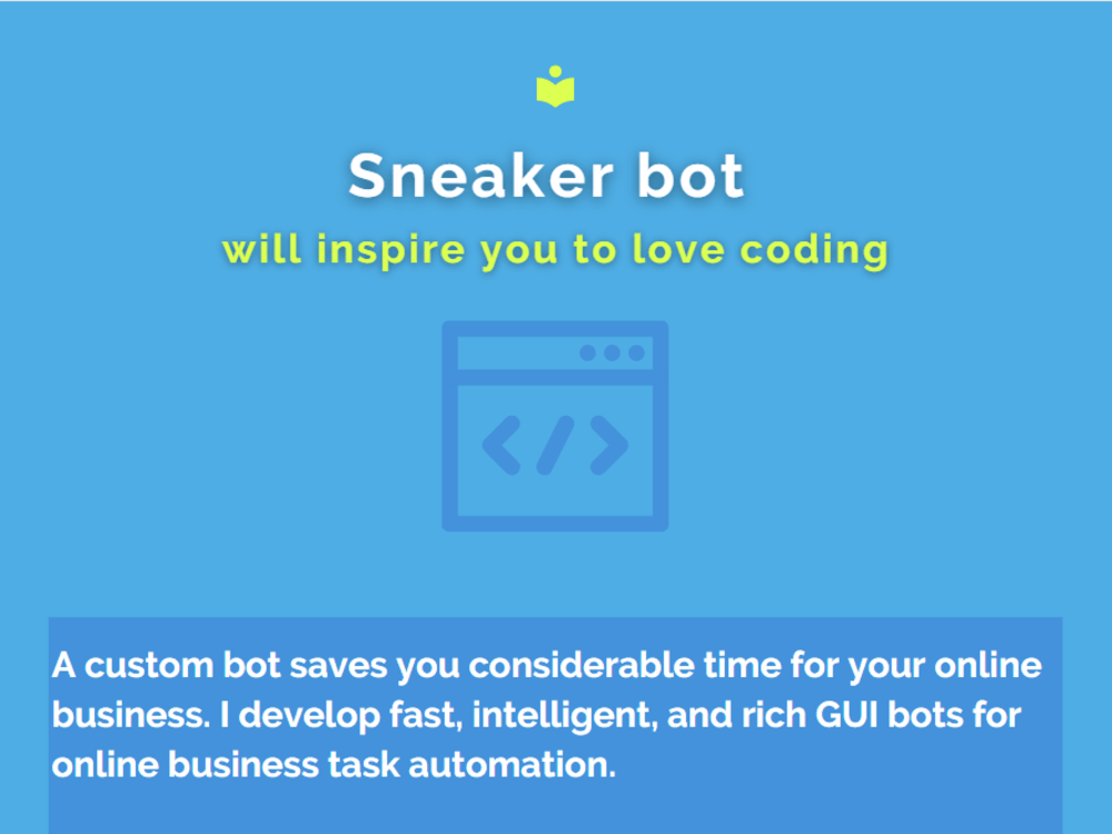 A perfect Sneaker Bot | Upwork
