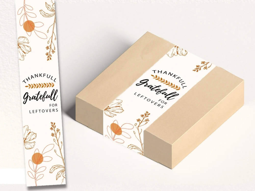 An elegant box package sleeves / labels | Upwork