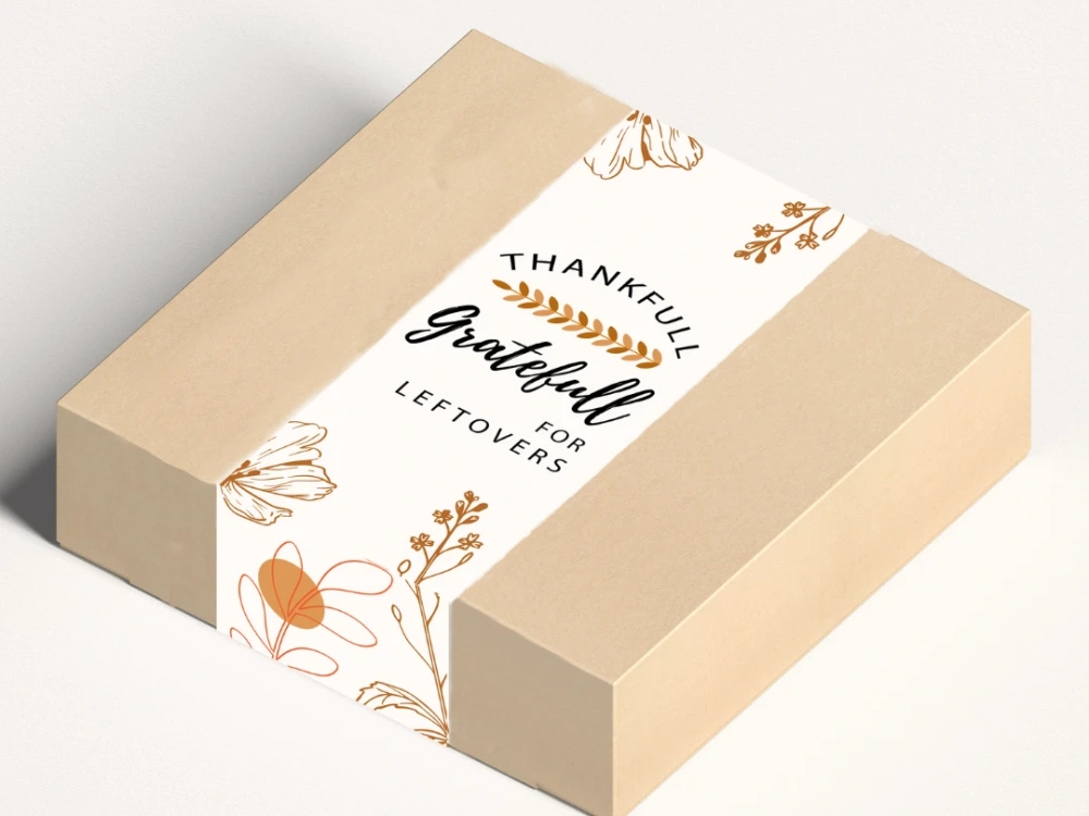 An elegant box package sleeves / labels | Upwork