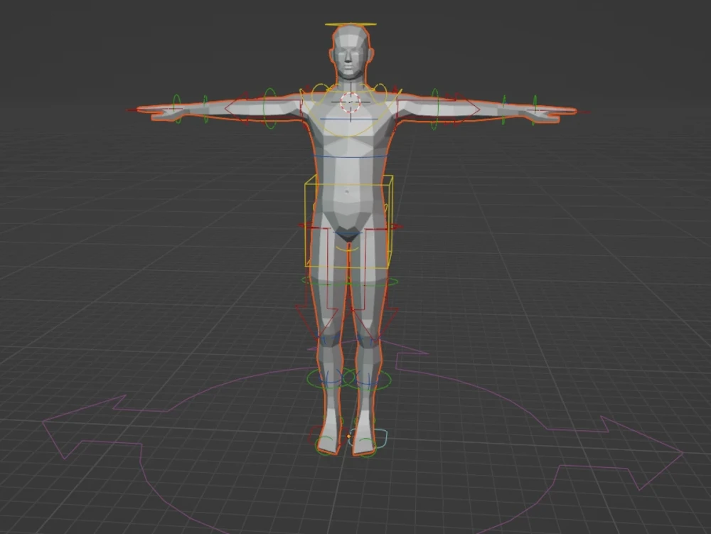 A rig for your 3d character in blender | Upwork