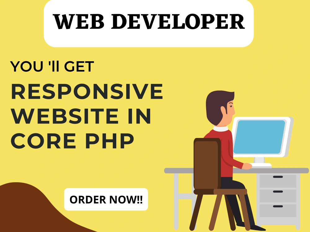 An amazing responsive Website in Core PHP -PHP website | Upwork