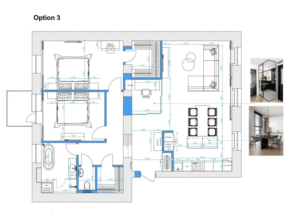 The most convenient and functional layout of your premises | Upwork